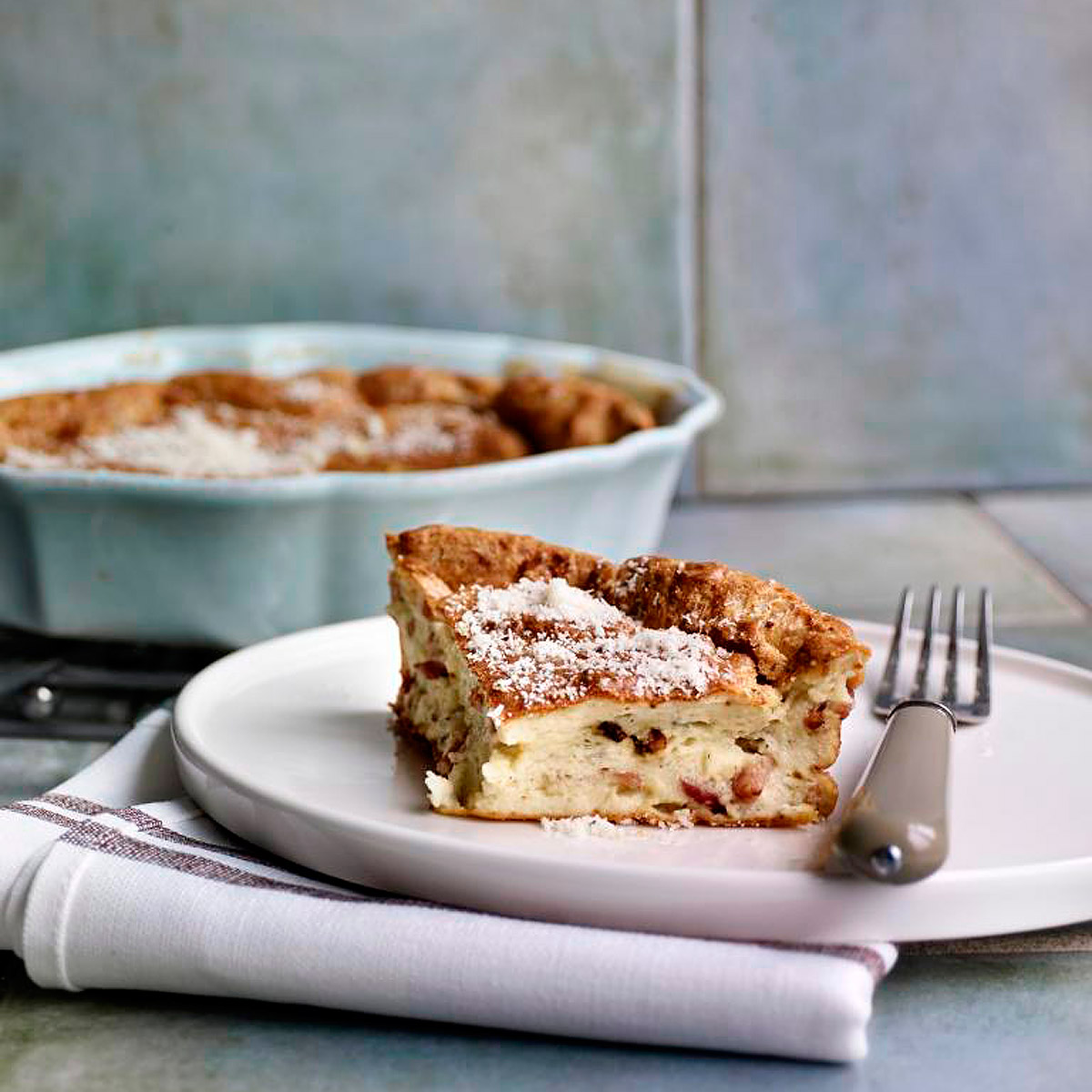 Soufflé de bacon y Gruyère | Receta en TELVA.com