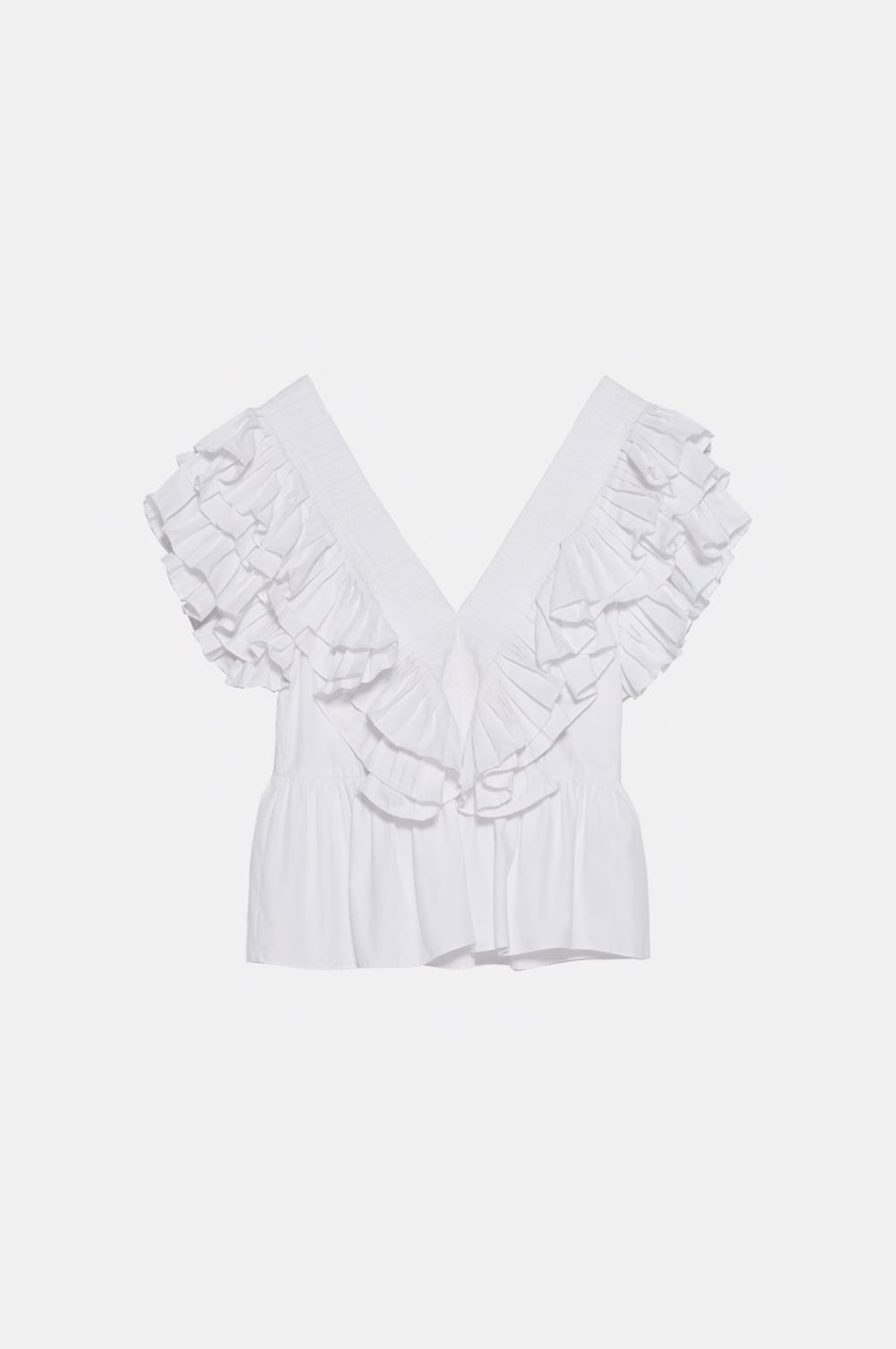 Top con volantes | 12 prendas recién llegadas a Zara, Uterqüe...