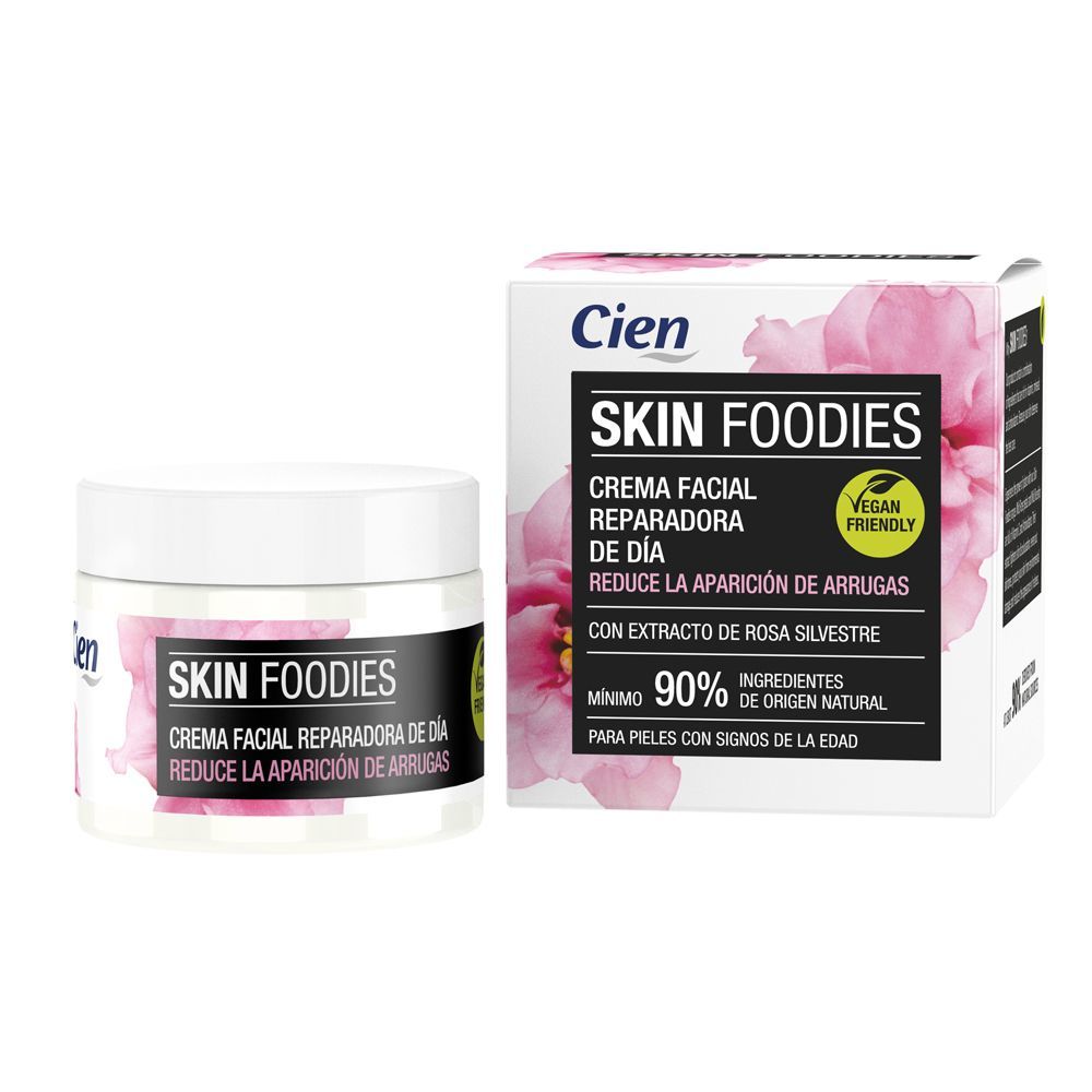 Crema facial Skin Foodies bio con extracto de rosa silvestre Cien de ...