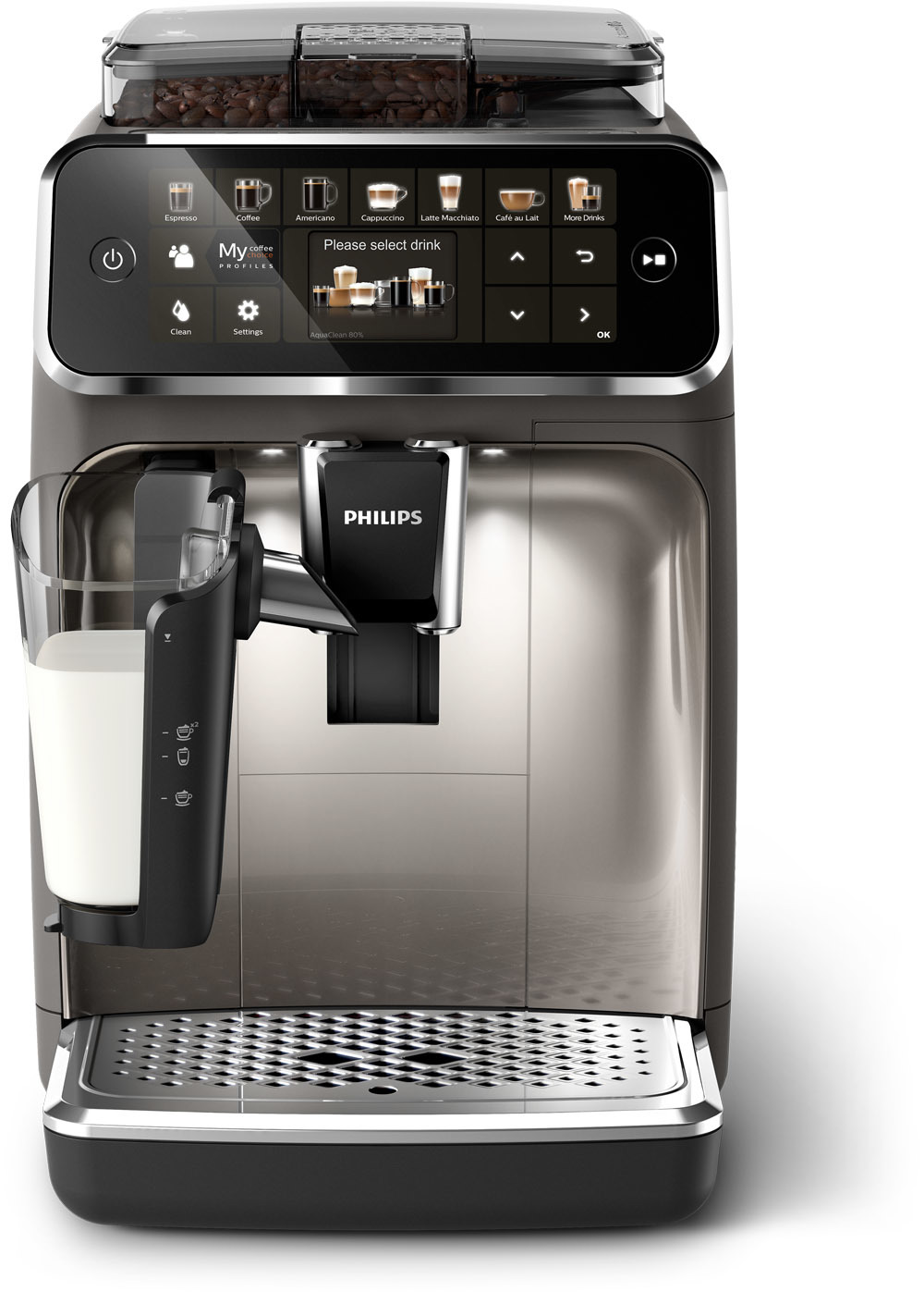 La cafetera Espresso de Philips destaca por su elegante diseño con ...