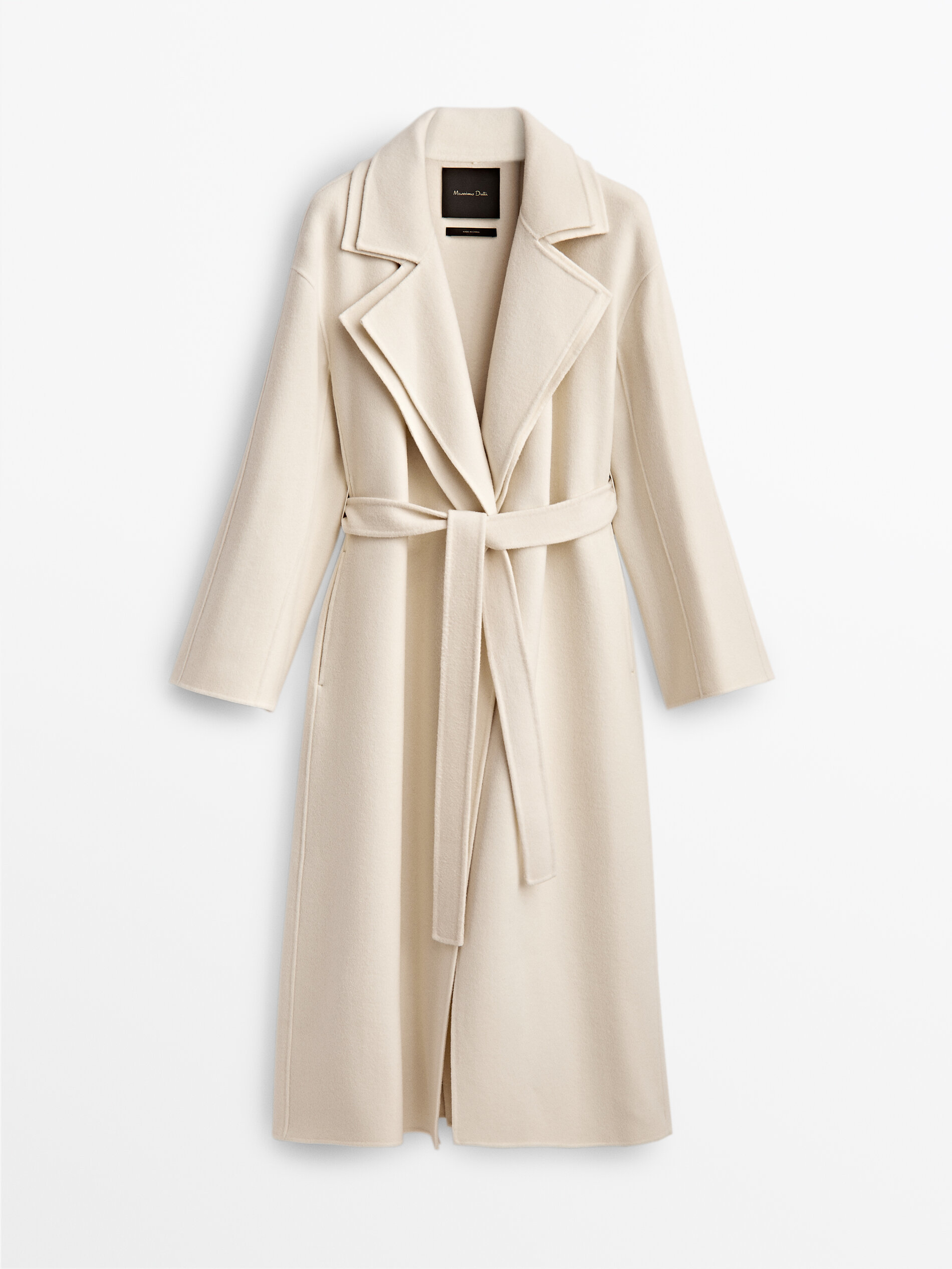 Abrigo doble solapa de lana de Massimo Dutti | Las 15 compras en Zara ...