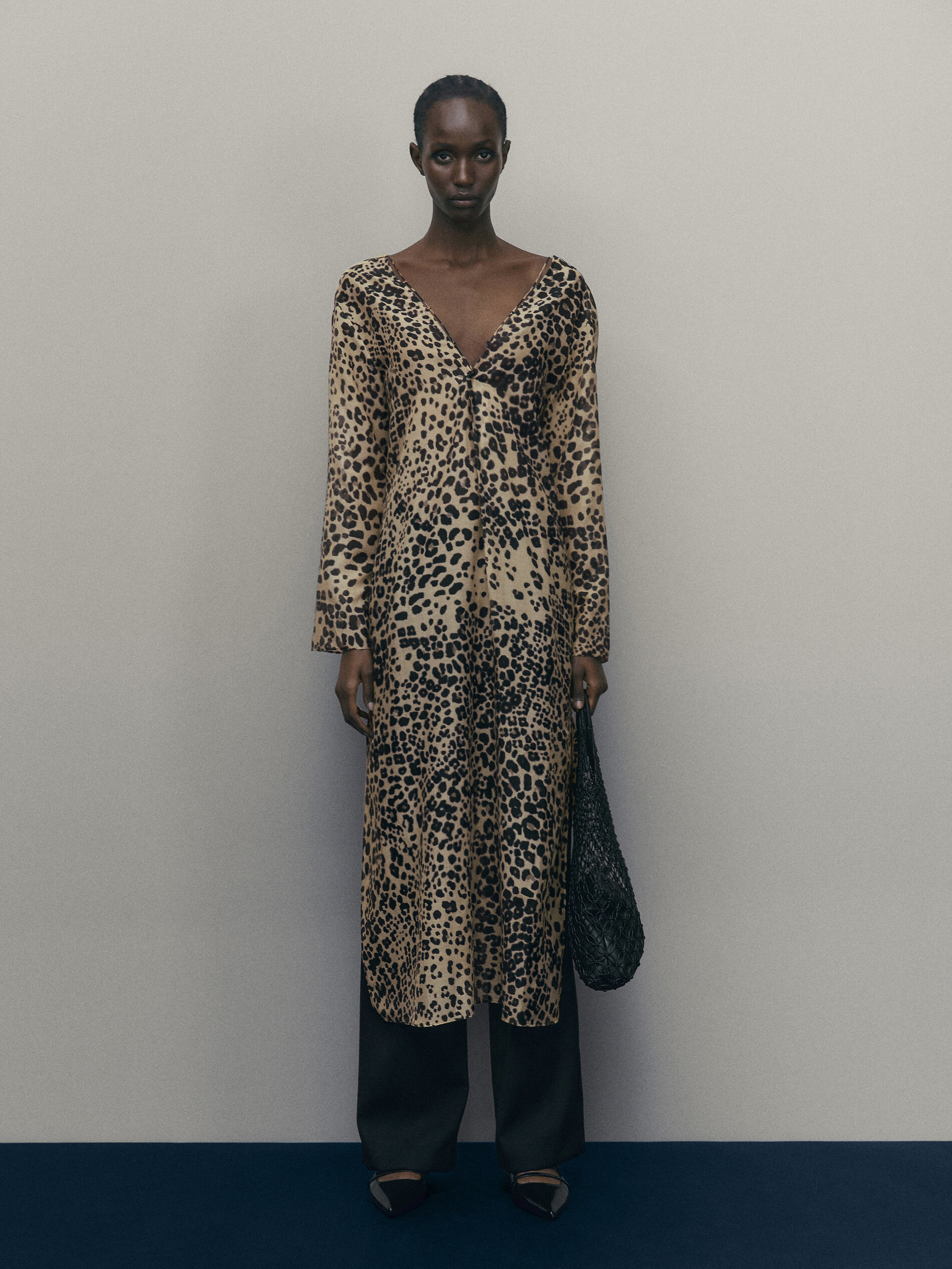 Vestido estampado animal | 12 compras de Massimo Dutti que cualquier ...