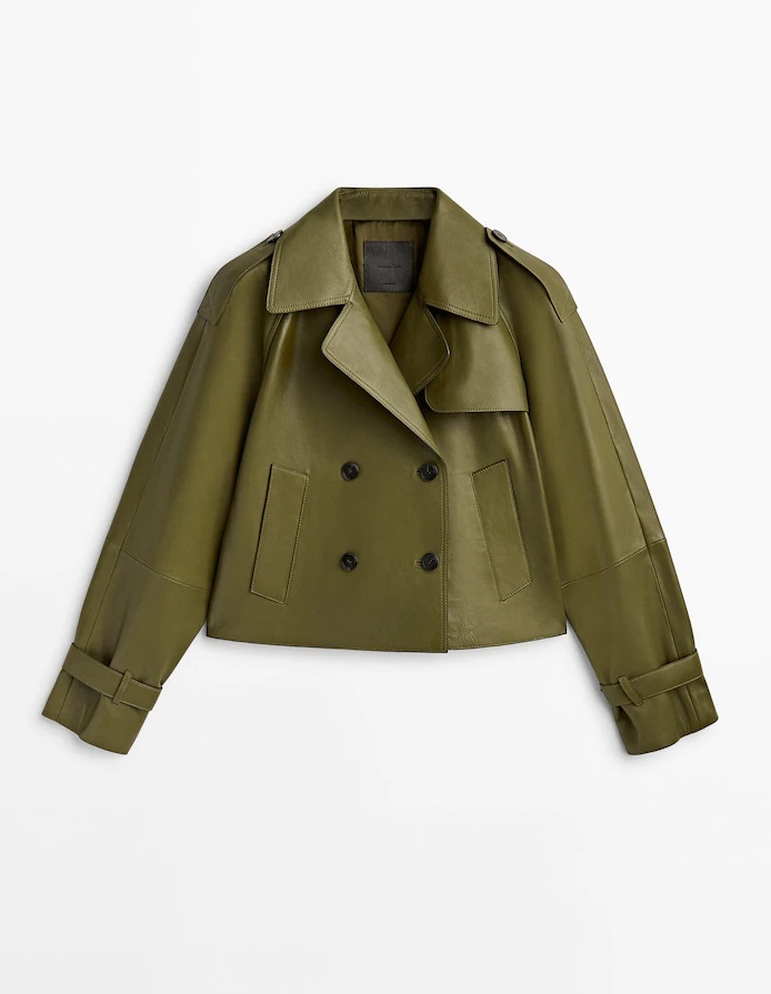 Trench crop | El verde es (muy) tendencia y las expertas en moda ya han ...