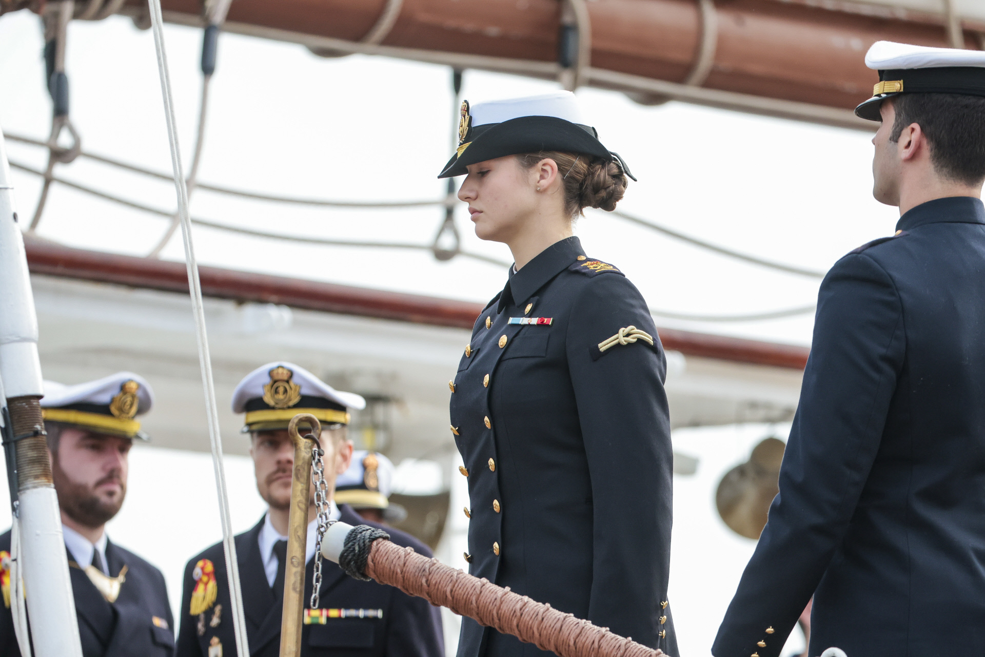 La emotiva despedida de Doña Letizia a su hija, la Princesa Leonor ...